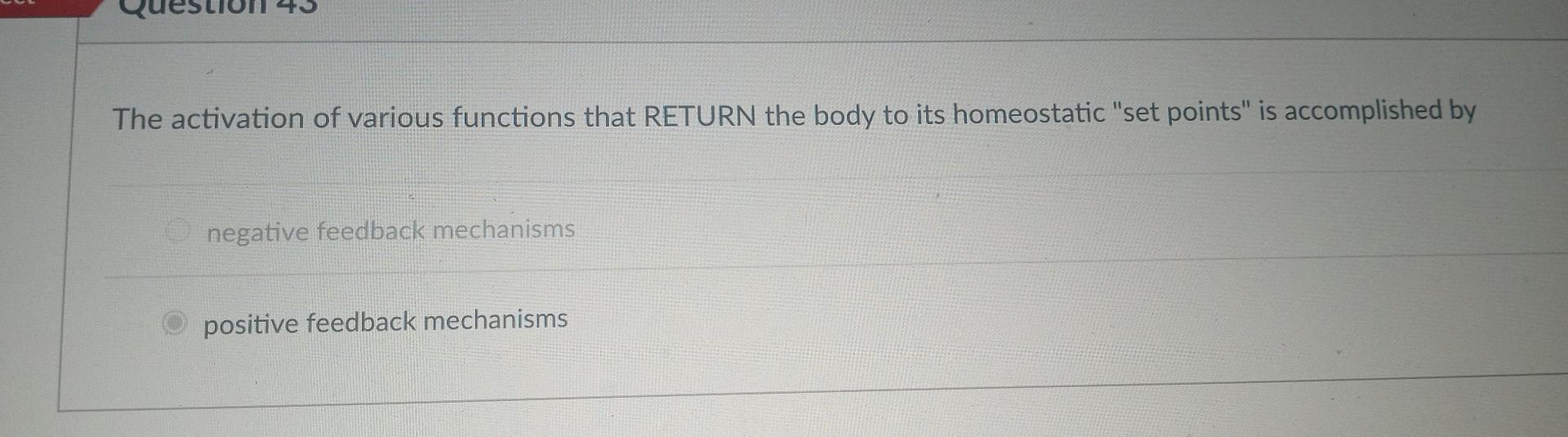 Solved The activation of various functions that RETURN the | Chegg.com