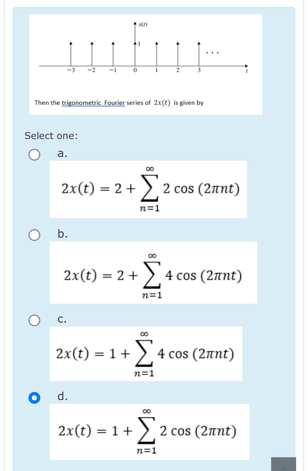 Solved Select | Chegg.com