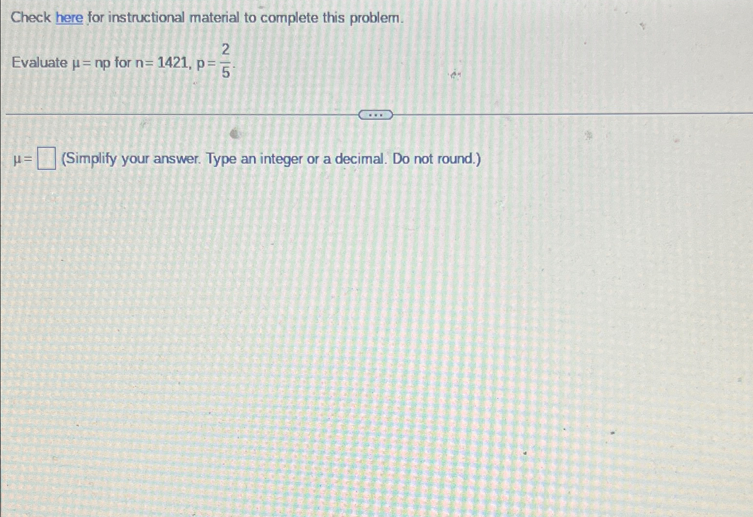 Solved Check here for instructional material to complete | Chegg.com