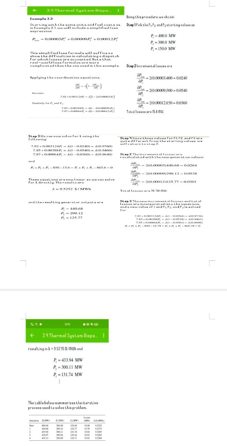 Solved Recalculate the resulting λ and P1, P2, and P3 in | Chegg.com