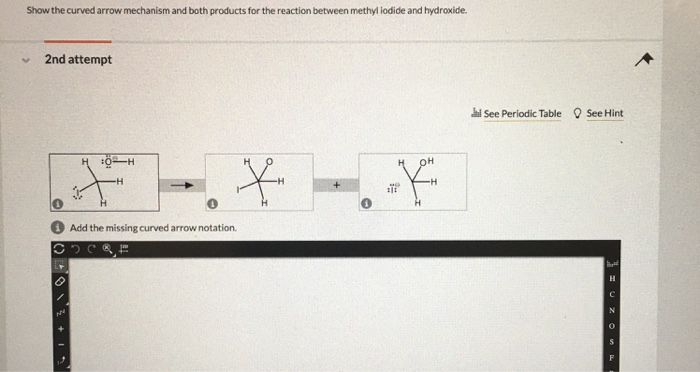 Solved Show the curved arrow mechanism for the reaction | Chegg.com