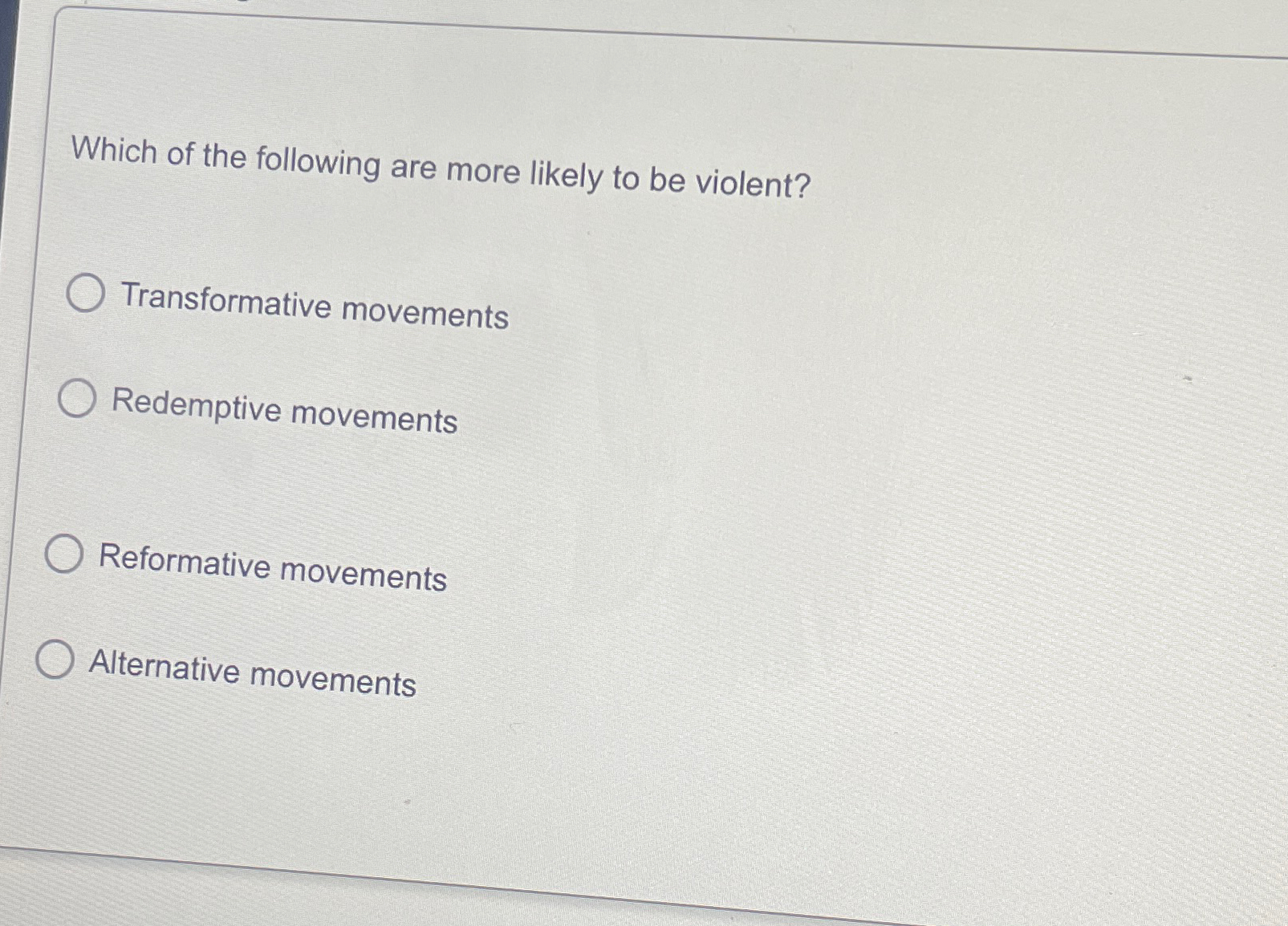 Which of the following are more likely to be | Chegg.com