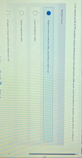 Solved Cost-volume-profit (CVP) ﻿analysis using | Chegg.com