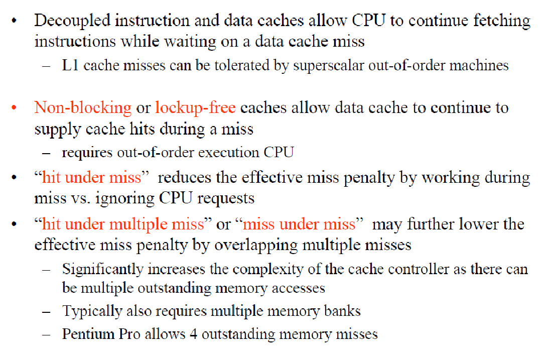 Solved Decoupled instruction and data caches allow CPU to | Chegg.com