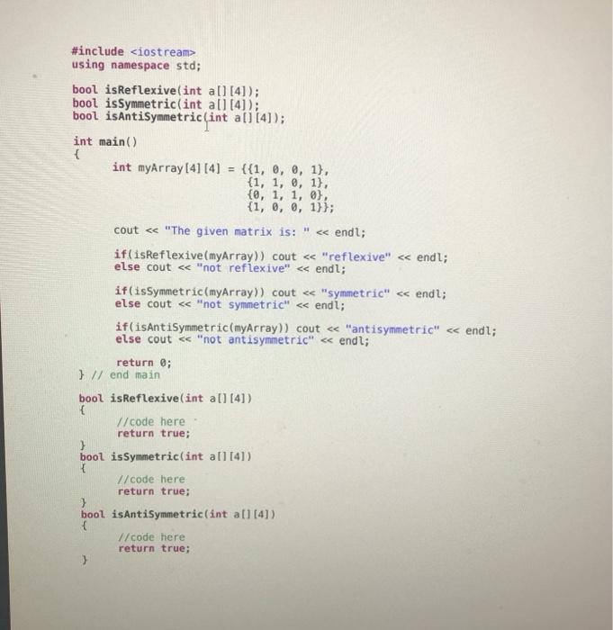 Solved Relation Properties Recall From Class That A Relation 