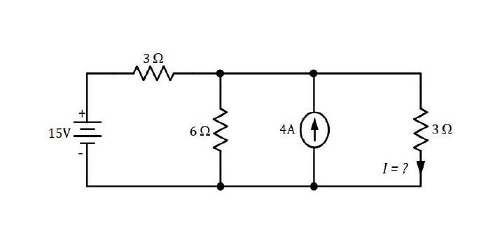Solved Find The Current I Using The Superposition Theorem