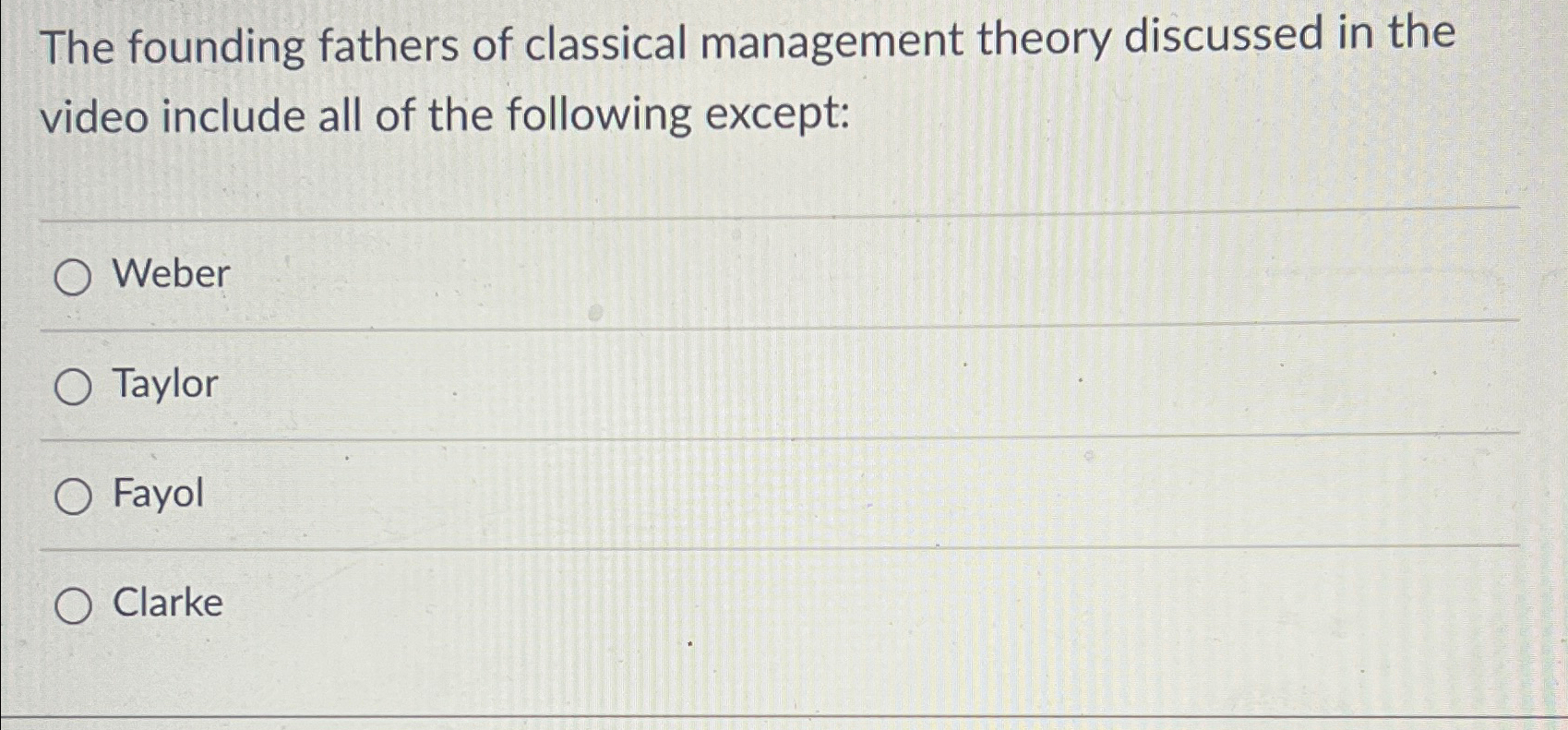Solved The founding fathers of classical management theory | Chegg.com