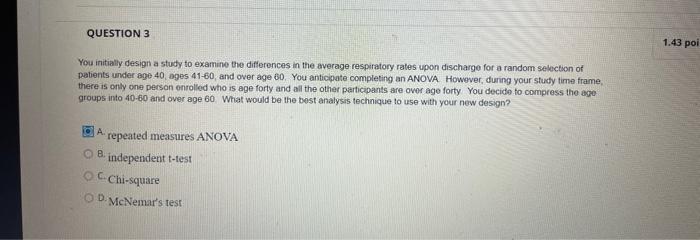 Solved You initially design a study to examine the | Chegg.com