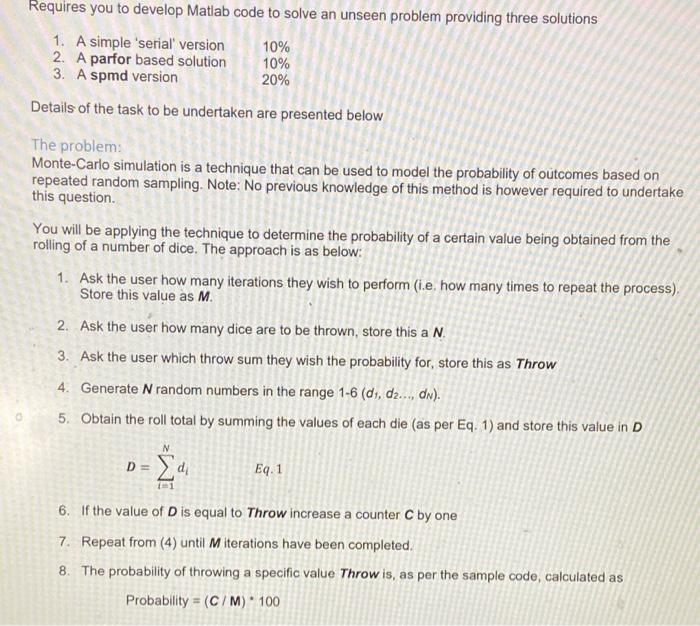 Solved please answer the problem using matlab code to write | Chegg.com