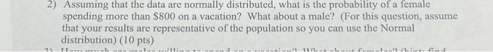 Solved Please help answer question 2 using the data: | Chegg.com