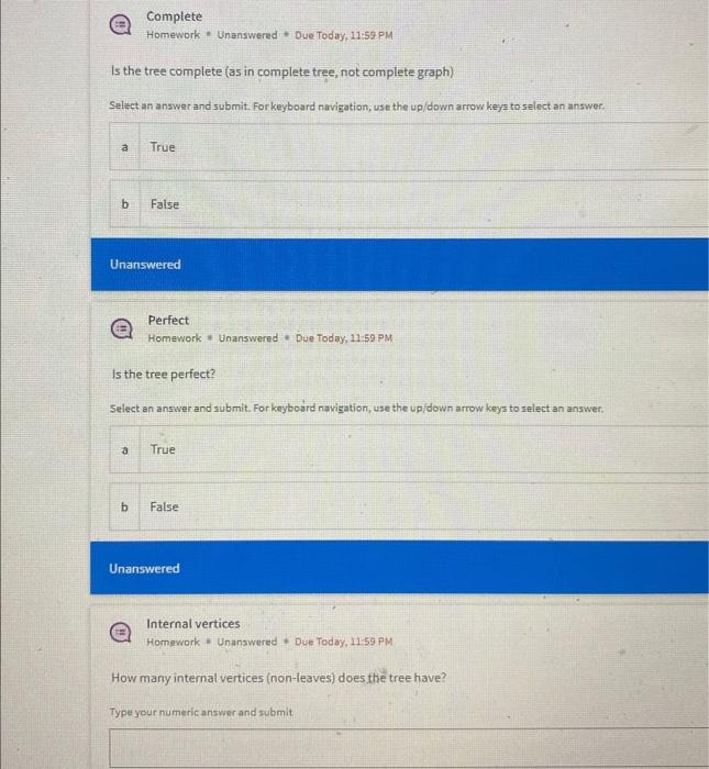 Solved Questions #9 - Trees B A C G All questions below | Chegg.com