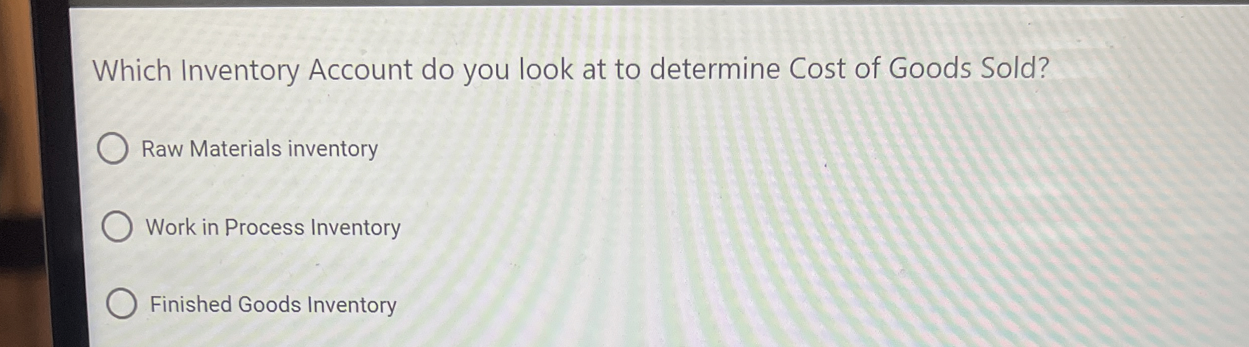 Solved Which Inventory Account do you look at to determine | Chegg.com