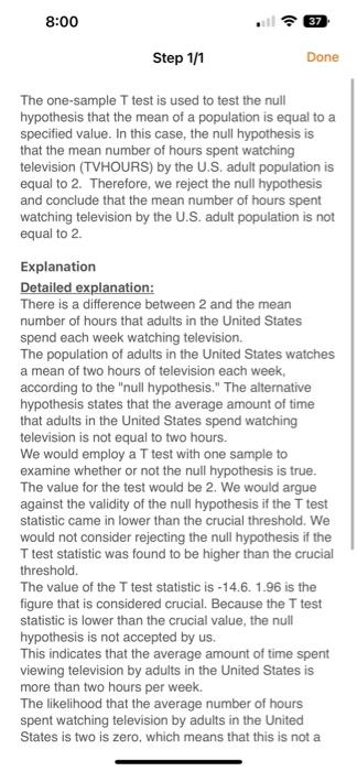 1. Using the GSS, test the nuil hypothesis that the | Chegg.com