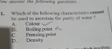 Solved Which of the following characteristics cannot be used | Chegg.com