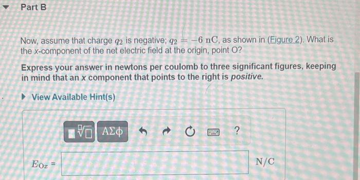 Solved Find the ]r-component of the electric field at the | Chegg.com