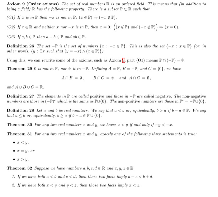 Solved Please prove Theorem 33, theorem 34, theorem 35.DO | Chegg.com