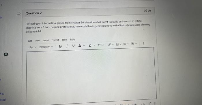 Solved Reflecting on information gained from chapter 16 , | Chegg.com