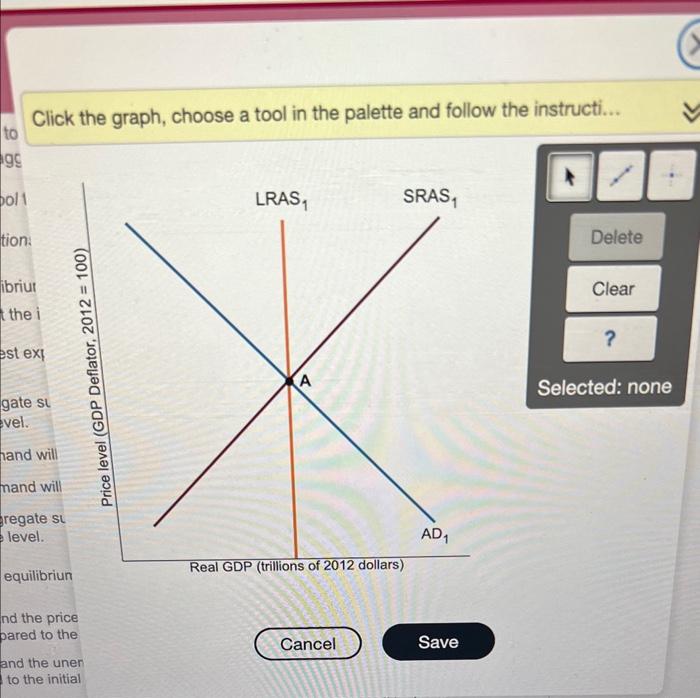 Solved The graph shows the economy in long-run equilibrium | Chegg.com