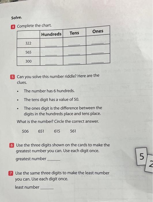 Solved Prerequisite: Use Place Value to Decompose Numbers | Chegg.com