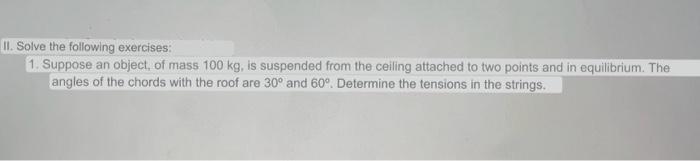 Solved 1. Solve the following exercises: 1. Suppose an | Chegg.com