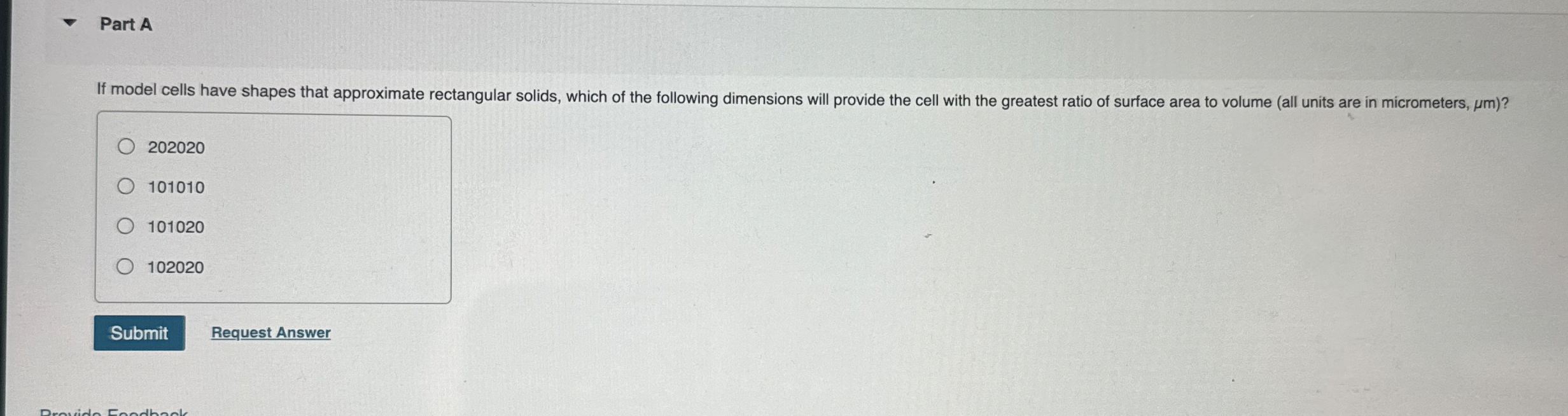 Solved Part AIf model cells have shapes that approximate | Chegg.com