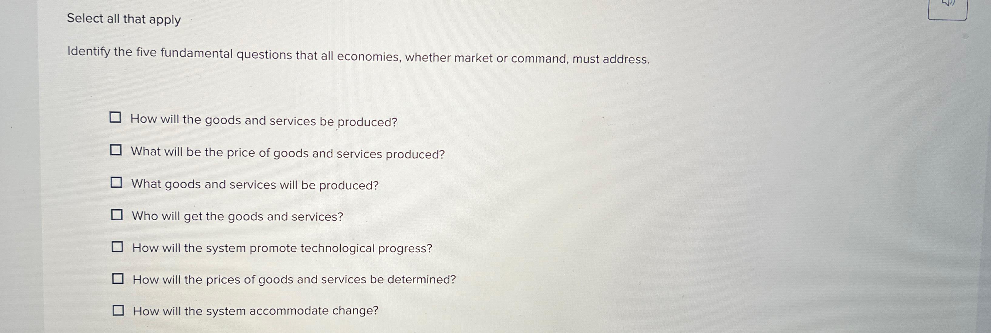 Solved Select all that applyIdentify the five fundamental | Chegg.com