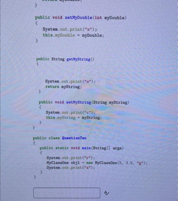 Solved Question 1 (1 point) What output is produced when the | Chegg.com