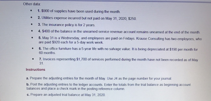 Solved P3.1A (LO 2. 3. 4) Logan Krause started her own | Chegg.com