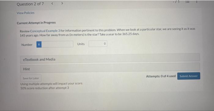 Solved Review Conceptual Example 3 for information pertinent | Chegg.com