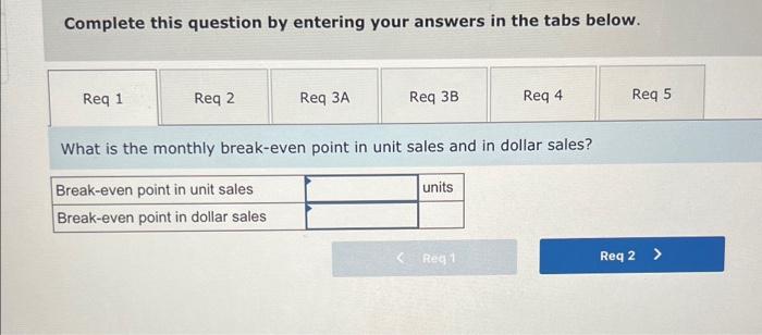 Solved 2 pped ook rint rences Sales Variable expenses | Chegg.com