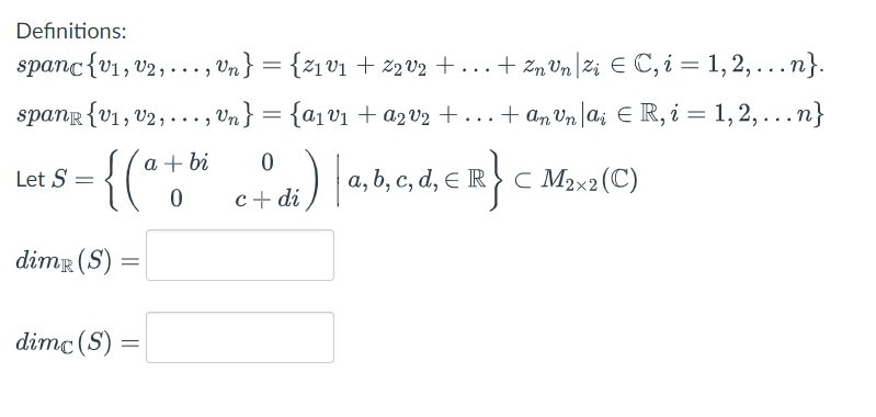 Solved Definitions: | Chegg.com