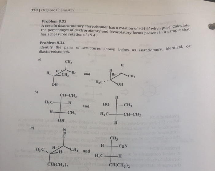 Solved A certain dextrorotatory stereoisomer has a rotation | Chegg.com