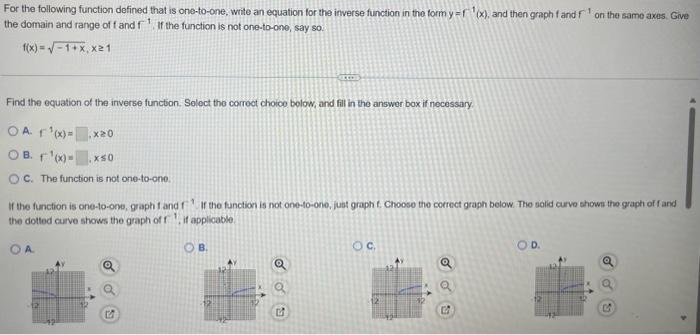 Solved For the following function defined that is | Chegg.com