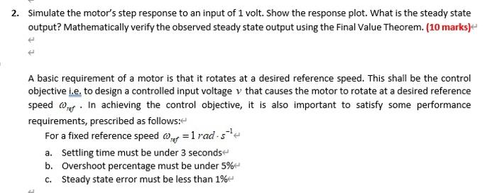 Solved Fixed field The DC motor is a common actuator in | Chegg.com