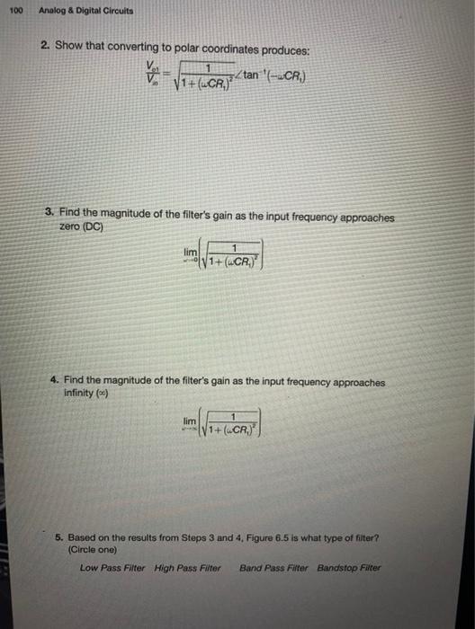 EXPERIMENT: Alternating Current (AC) Circuits and | Chegg.com