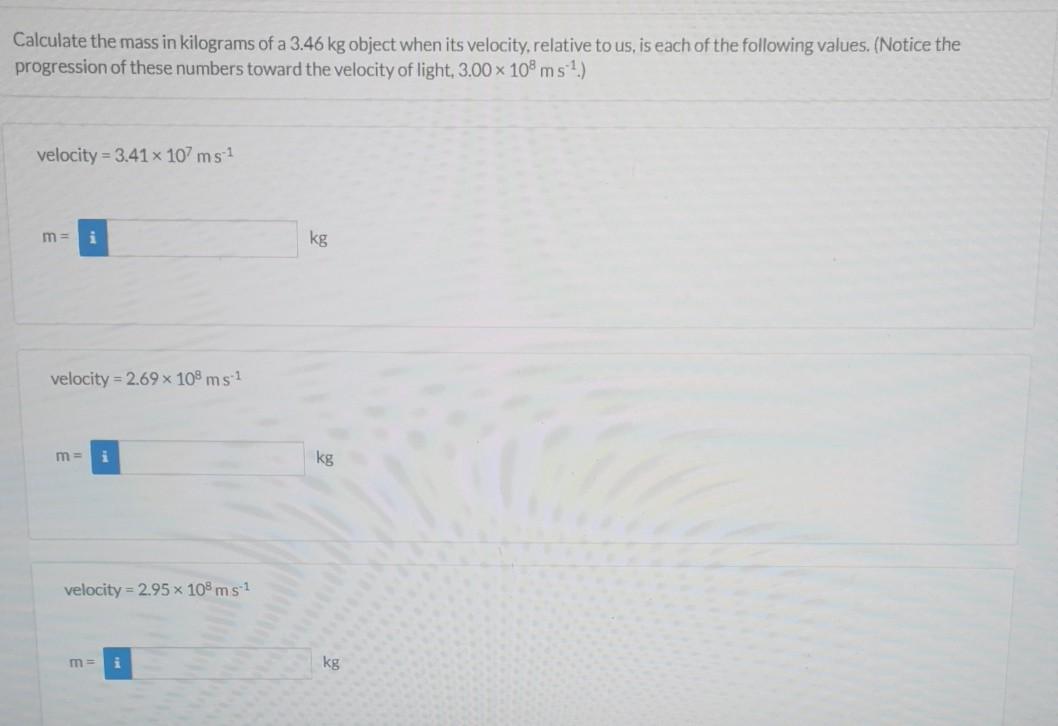 Solved Calculate the mass in kilograms of a 3.46 kg object | Chegg.com