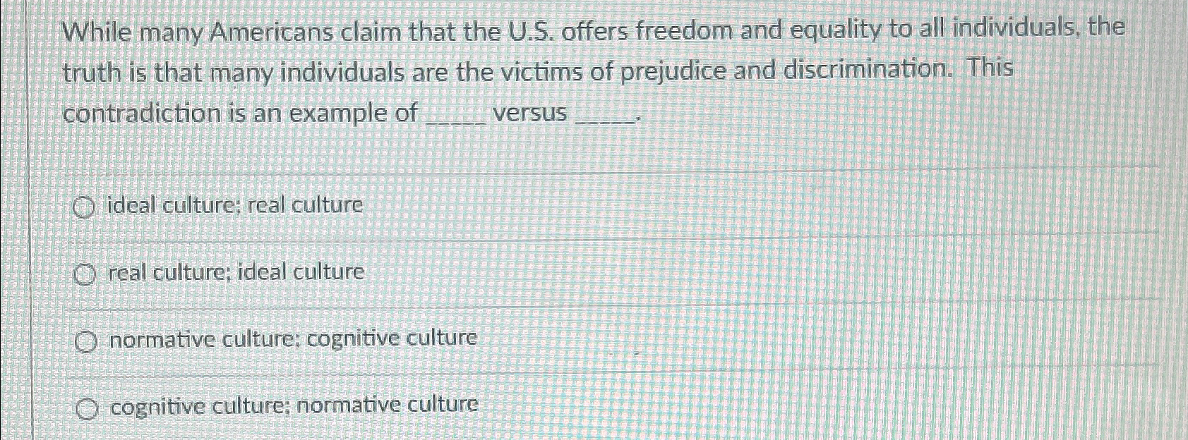 While many Americans claim that the U.S. ﻿offers | Chegg.com