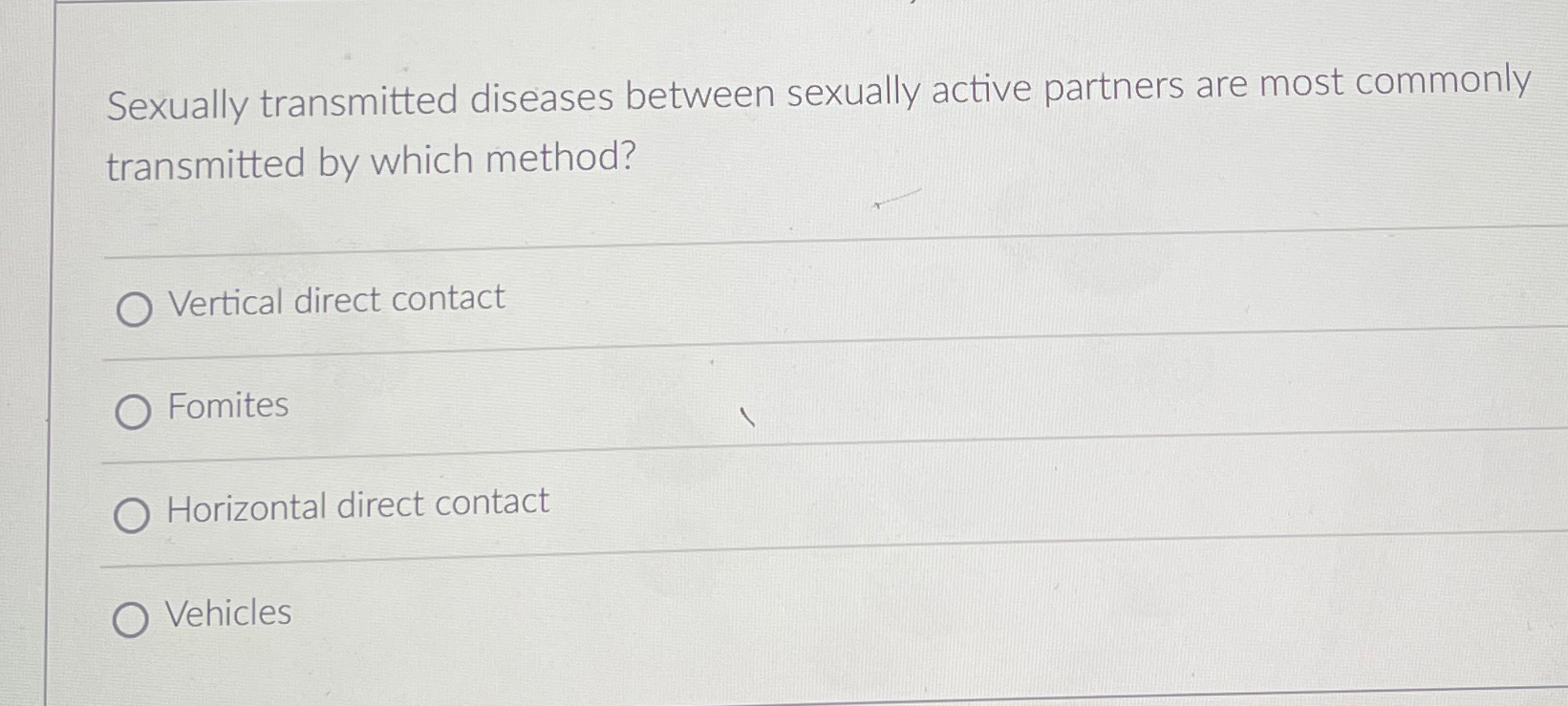 Solved Sexually transmitted diseases between sexually active | Chegg.com
