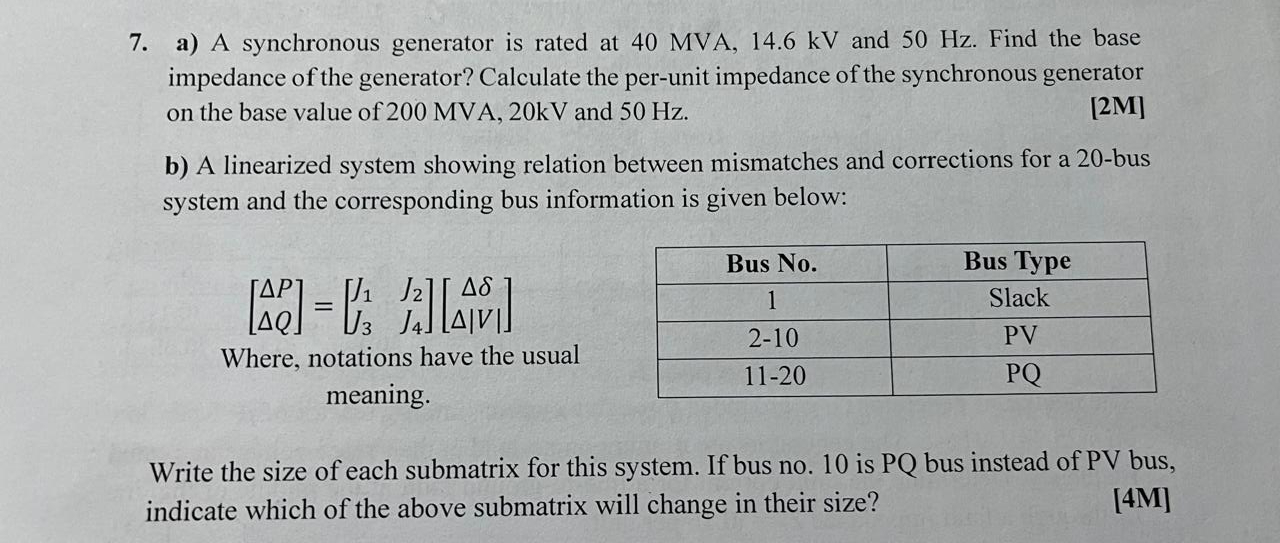 Solved a) ﻿A synchronous generator is rated at 40MVA,14.6kV | Chegg.com