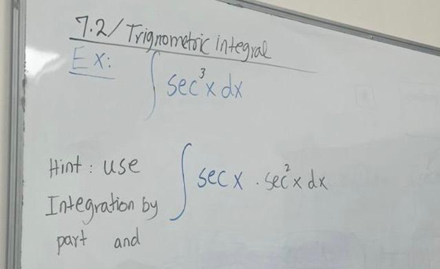 Solved Hint: use Integration by ∫secx⋅sec2xdx part and | Chegg.com