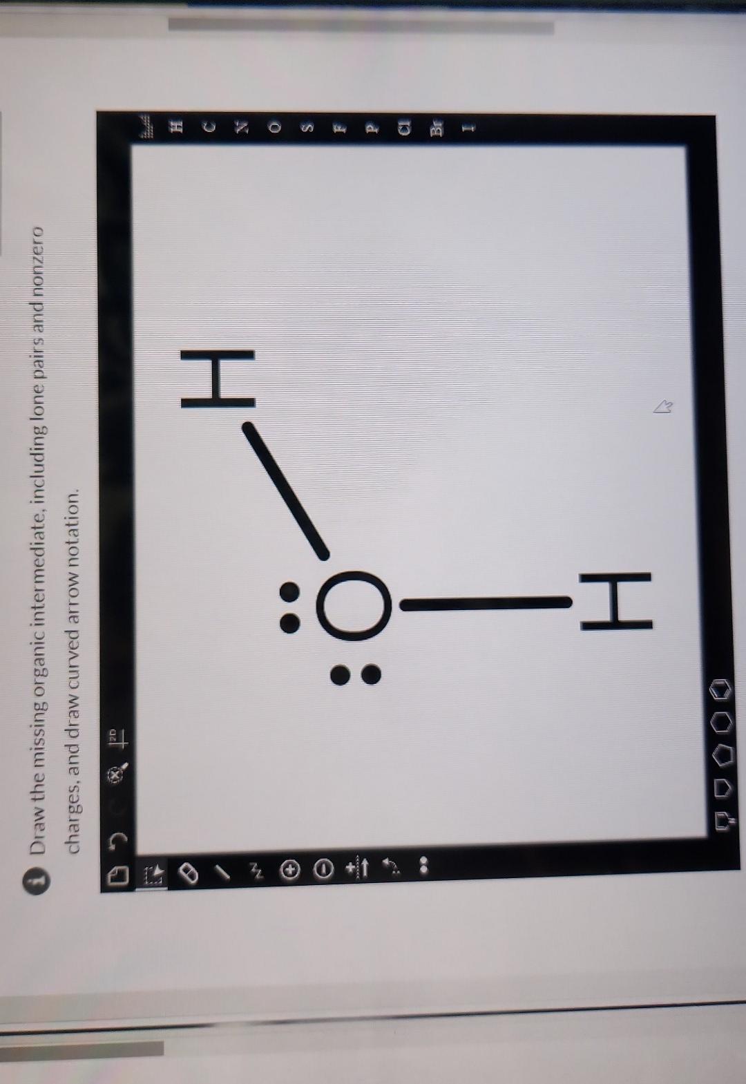 Solved Draw the missing organic intermediate, including lone | Chegg.com