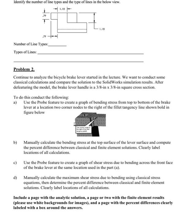 Solved Problem 2. Continue to analyze the bicycle brake | Chegg.com