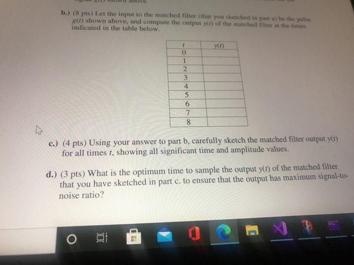 Solved 4.) (20 points) A binary pulse amplitude | Chegg.com Solved 4.) (20 points) A binary pulse amplitude | Chegg.com