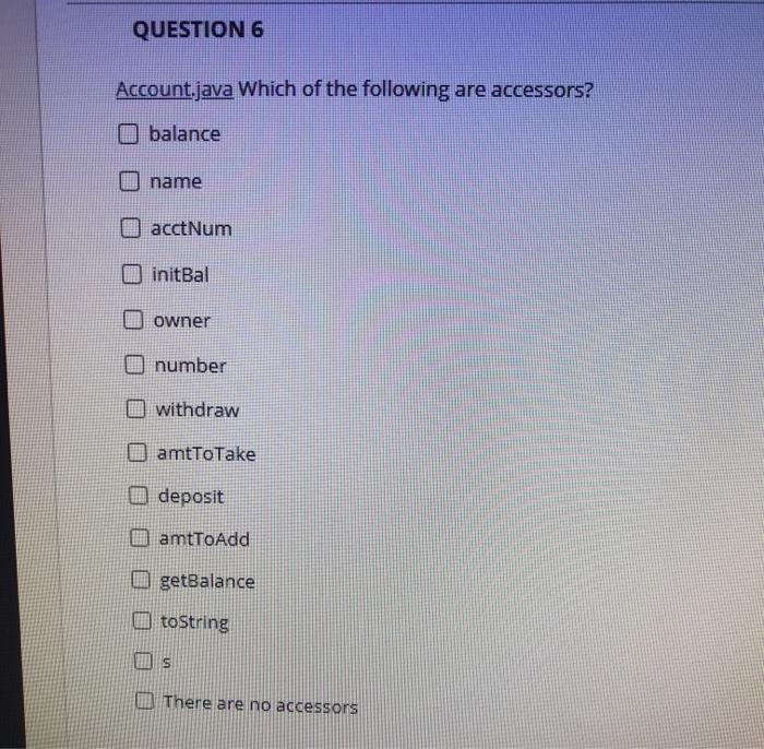 Solved 01 public class Account 02 { 03 private double | Chegg.com