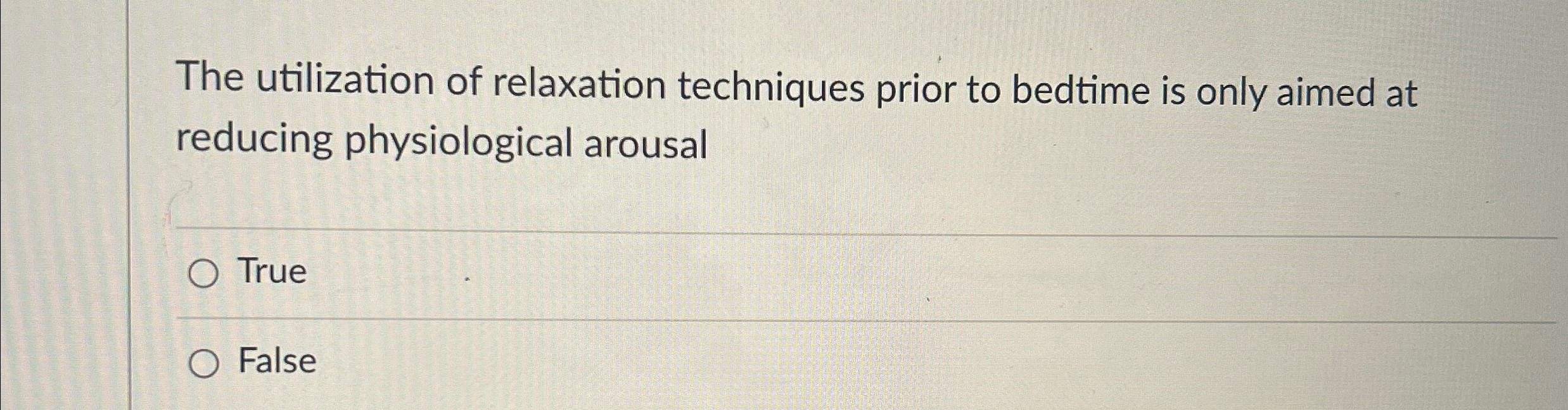 Solved The utilization of relaxation techniques prior to | Chegg.com