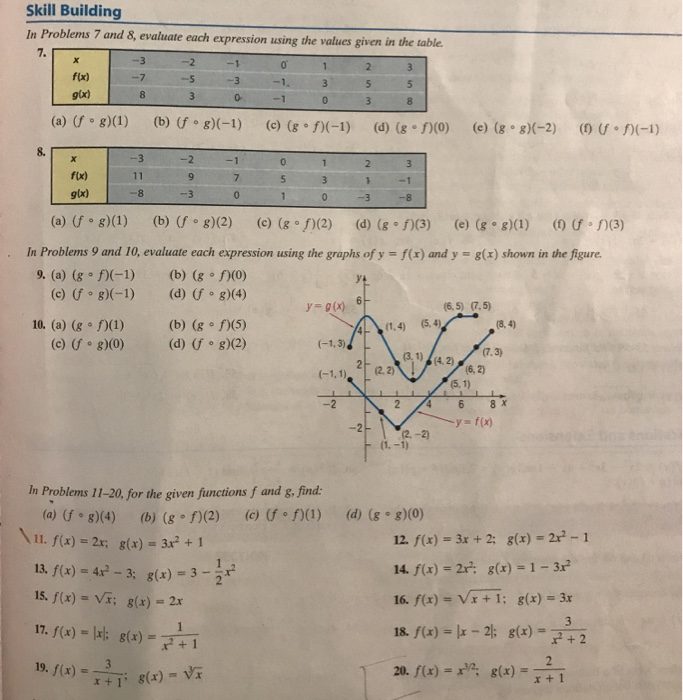 Solved Skill Building In Problems 7 and 8, evaluate each | Chegg.com