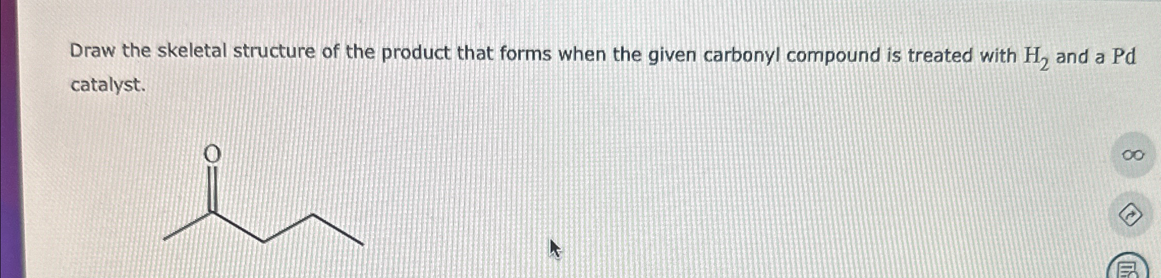 Solved Draw the skeletal structure of the product that forms | Chegg.com