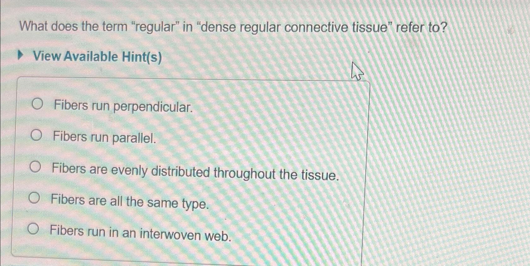 Solved What does the term "regular" in "dense regular | Chegg.com
