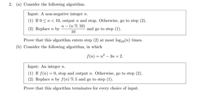 Solved Input: A non-negative integer n. (1) If 0≤n