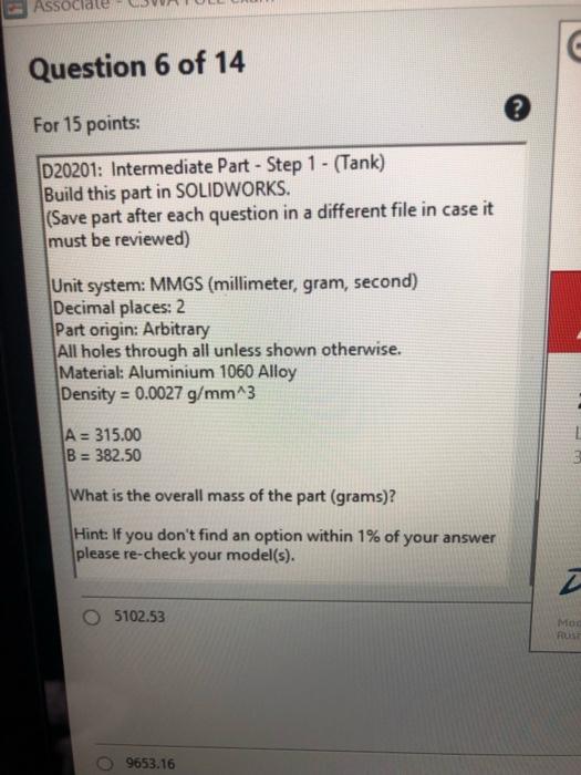 Solved For 15 points: D20201: Intermediate Part - Step 1 - | Chegg.com
